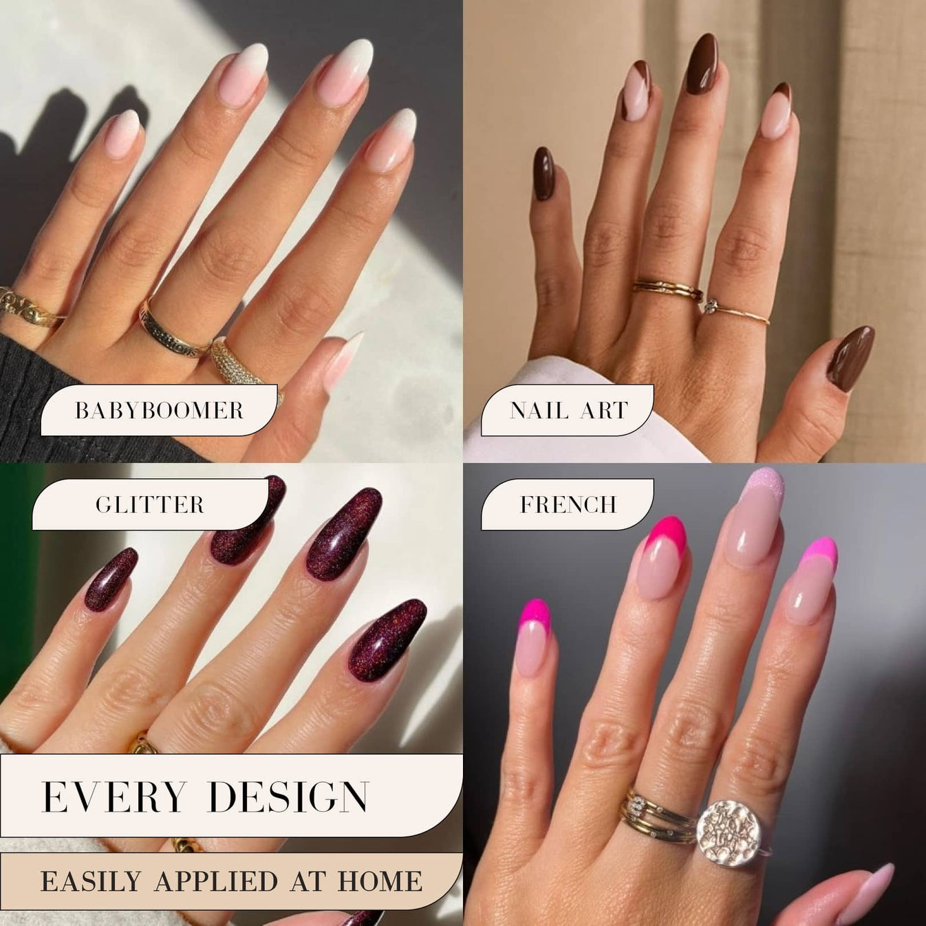 Get Salon-like Nails at Home with our At-home Nail Manicure Kit – Sassy ...